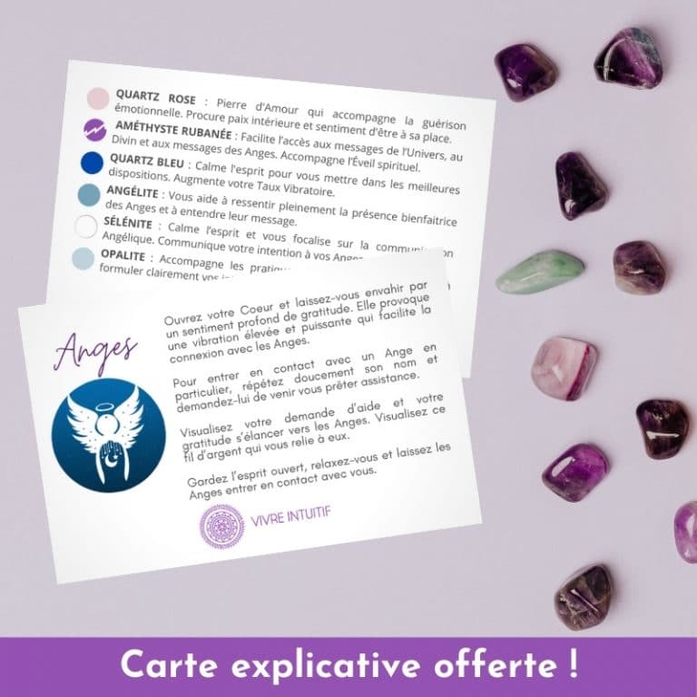 Entrez en contact avec vos Anges grâce aux Pierres - Vivre Intuitif